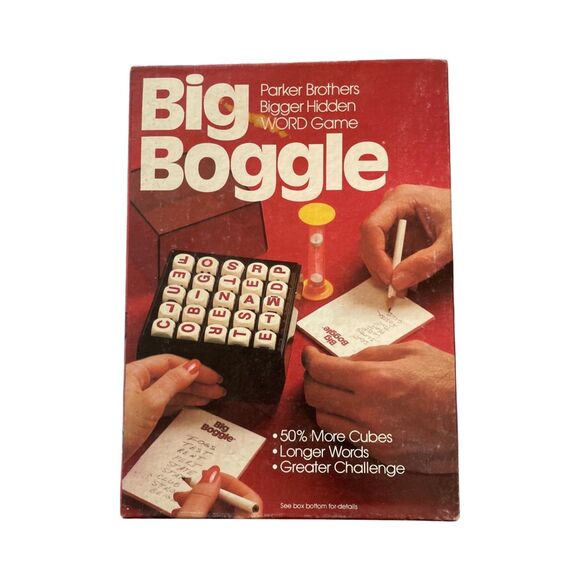 Games | Vintage 1979 Big Boggle Board Game Complete Set | Poshmark